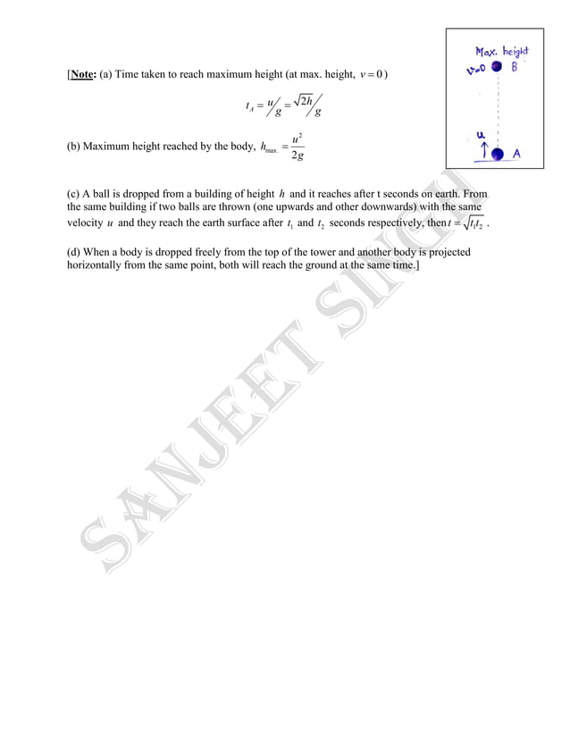 Motion in a straight line | PDF | Physics | Science