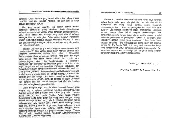 Buku Kedudukan dan Fungsi Hakim Dalam Penegakan Hukum Di Indonesia | PPT Buku Kedudukan dan Fungsi Hakim Dalam Penegakan Hukum Di Indonesia | PPT