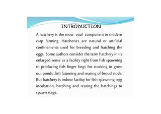 fish hatcheries and its types, different types of hatcheries | PDF