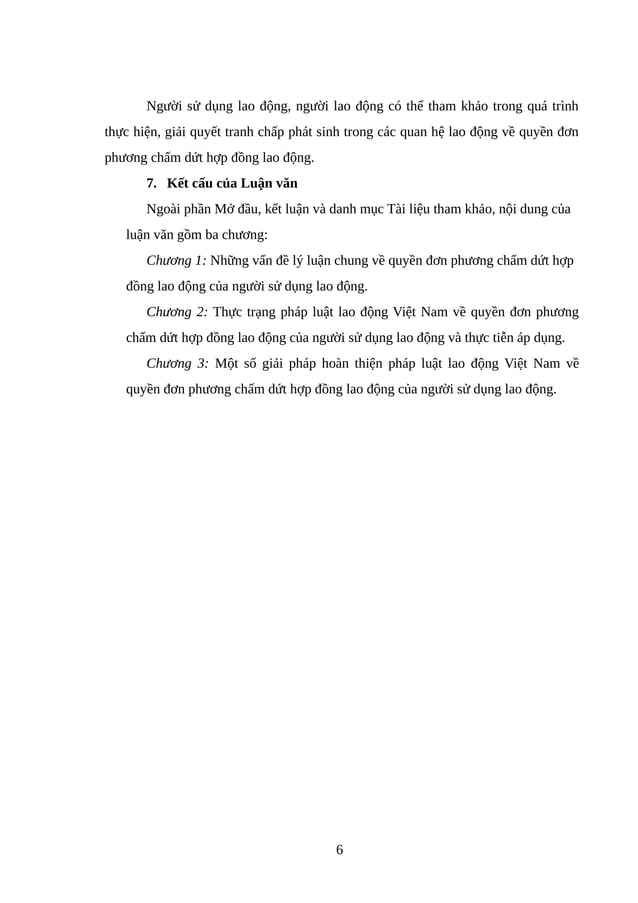 Đơn phương chấm dứt hợp đồng lao động của người sử dụng lao động theo pháp luật Việt Nam từ thực ...