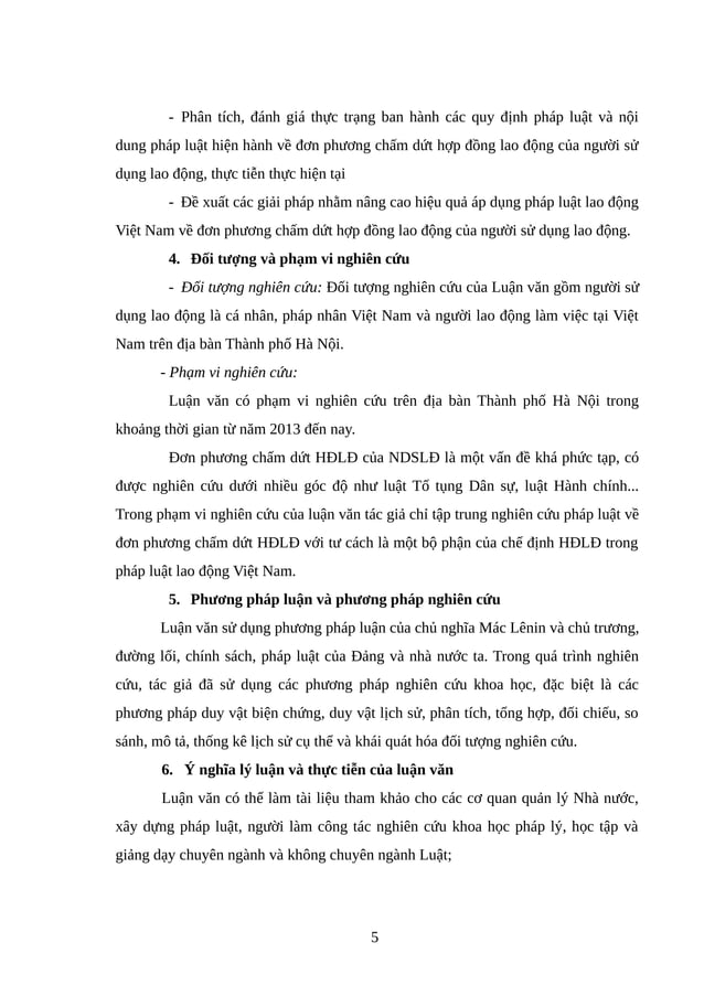 Đơn phương chấm dứt hợp đồng lao động của người sử dụng lao động theo pháp luật Việt Nam từ thực ...