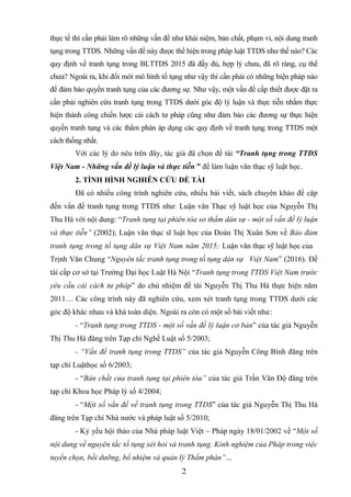 Tranh tụng trong TTDS Việt Nam - Những vấn đề lý luận và thực tiễn | PDF