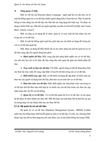 Quản lý cửa hàng vật liệu xây dựng | PDF