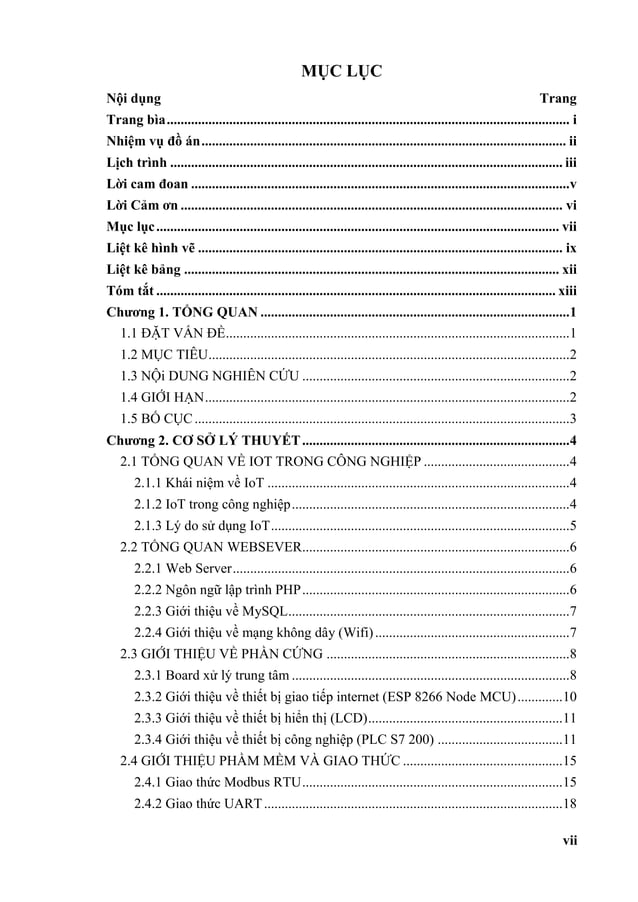 Ứng dụng công nghệ IoT để thiết kế hệ thống giám sát và điều khiển thiết bị công nghiệp | PDF