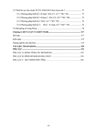 Luận văn: Nghiên cứu tính toán sức chịu tải cọc khoan nhồi theo tiêu ...