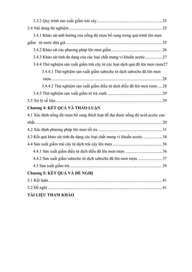 Luận văn: Nghiên cứu lên men giấm trái cây theo phương pháp hồi lưu cố định vi khuẩn trên giá ...