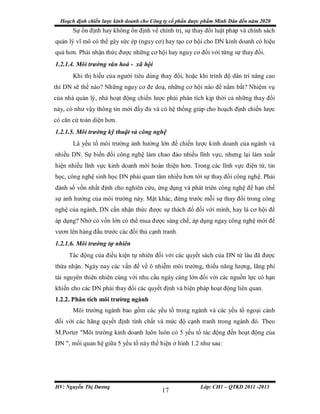 Luận văn: Hoạch định chiến lược kinh doanh cho Công ty cổ phần dược phẩm Minh Dân đến năm 2020 | PDF