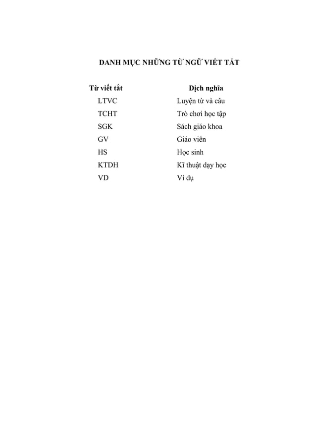 Đề tài: Sử dụng trò chơi học tập trong dạy học phân môn Luyện từ và câu lớp 4, 5 | PDF