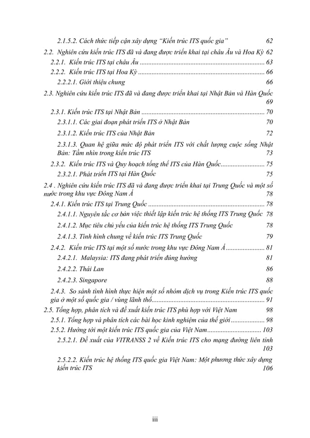 Đề tài: Nghiên cứu ứng dụng giao thông thông minh (ITS) trong quản lý khai thác, điều hành giao ...