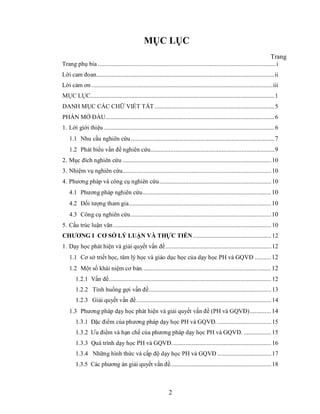 Luận văn: Sử dụng các phương án giải quyết vấn đề trong dạy học chủ đề tích vô hướng của hai ...