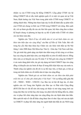 Luận văn: Công tác xã hội trong bệnh viện tâm thần Hải Dương, HAY | PDF