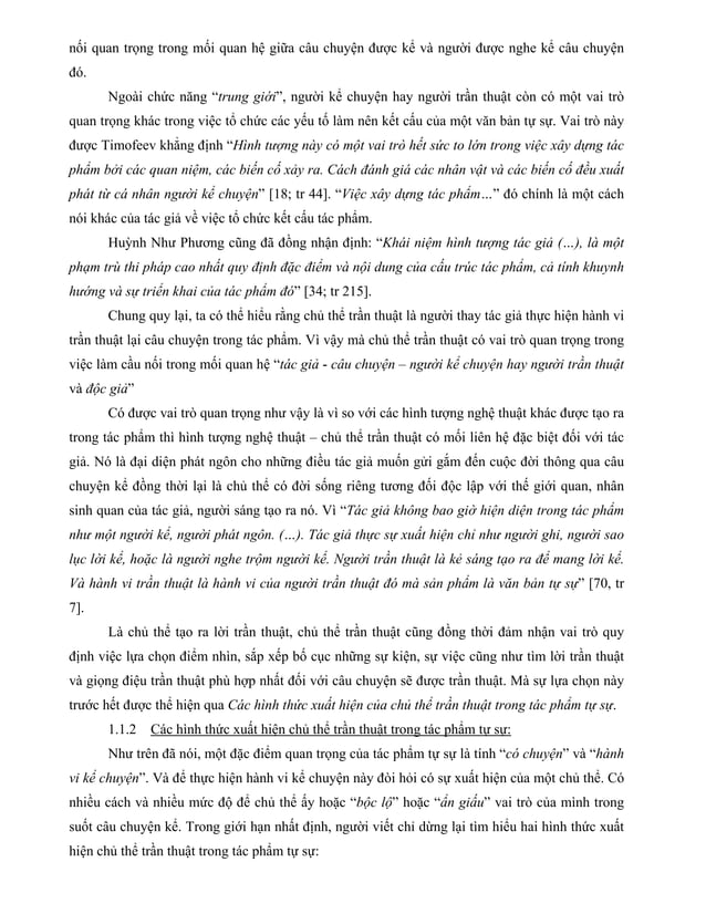 Luận văn: Nghệ thuật trần thuật trong truyện ngắn Nguyễn Minh Châu | PDF