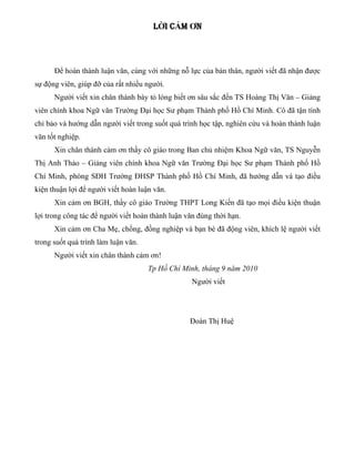 Luận văn: Nghệ thuật trần thuật trong truyện ngắn Nguyễn Minh Châu | PDF