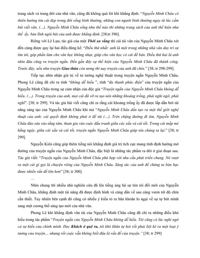 Luận văn: Nghệ thuật trần thuật trong truyện ngắn Nguyễn Minh Châu | PDF