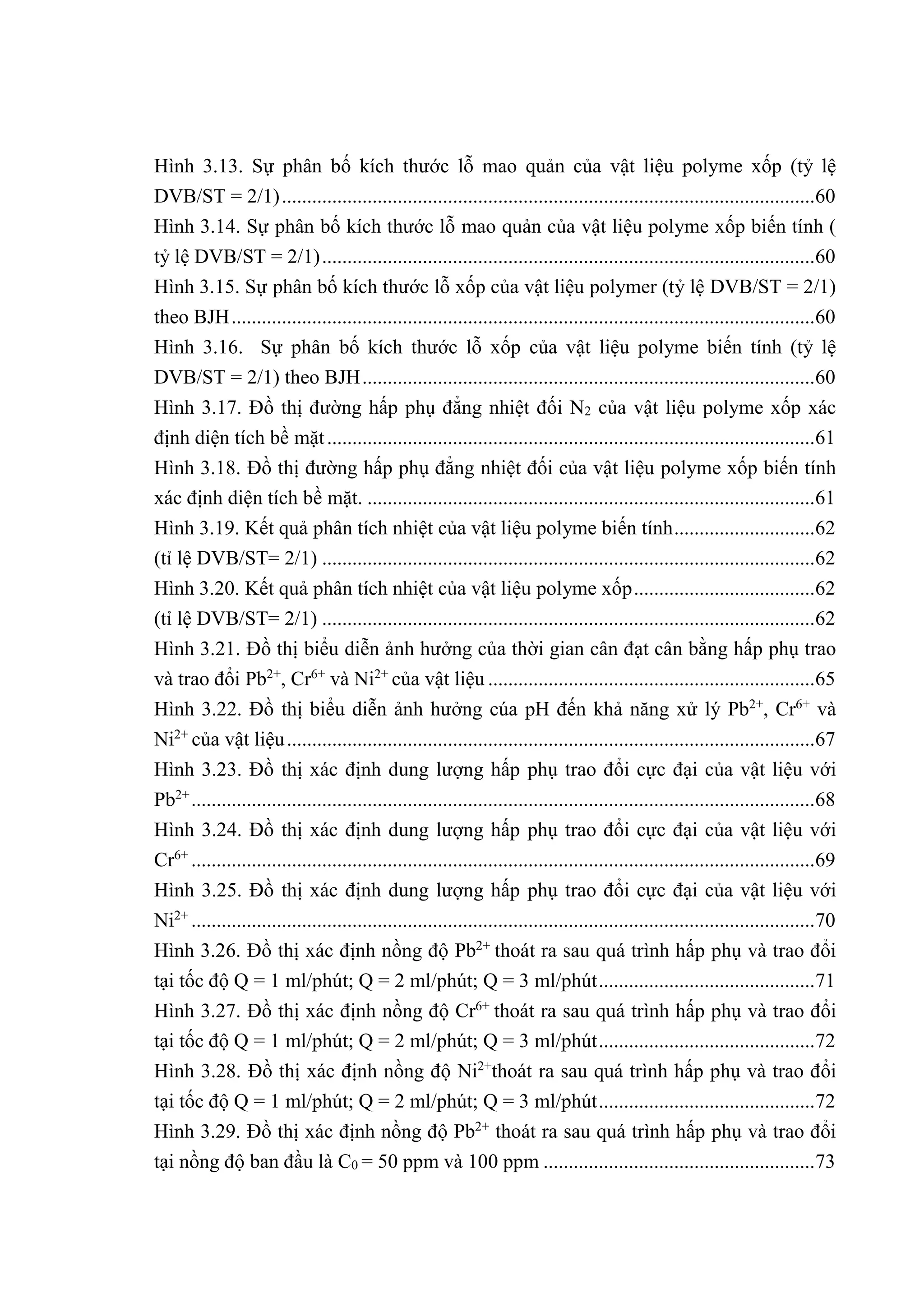 Luận văn: Nghiên cứu tổng hợp vật liệu polyme xốp cấu trúc mao quản nano, thử nghiệm khả năng xử ...
