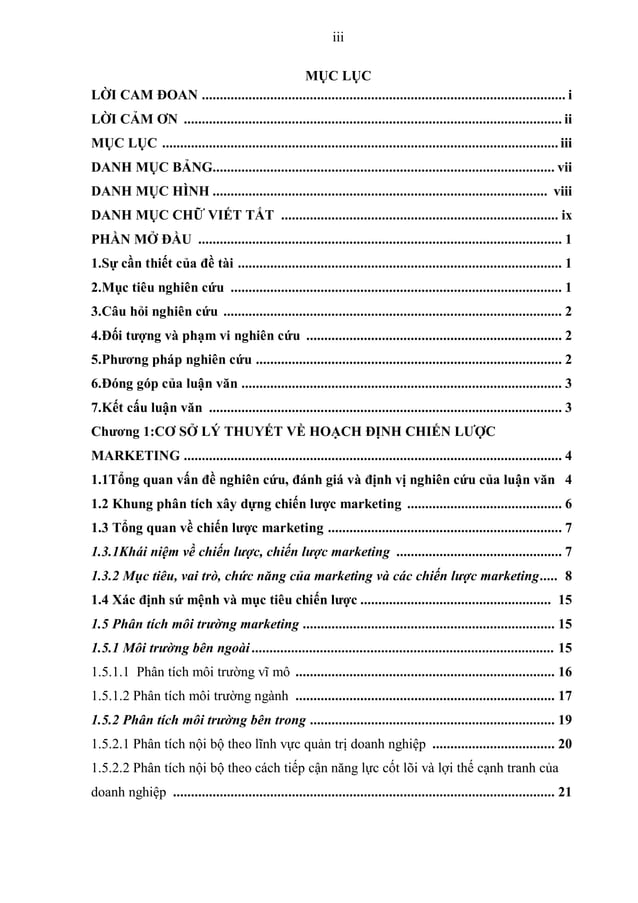 Luận văn: Xây dựng chiến lược marketing cho mặt hàng nước yến sanest của công ty TNHH nhà nước ...