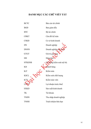 Đề tài: Tìm hiểu quy trình kiểm toán khoản mục thuế GTGT trong BCTC tại công ty TNHH Kiểm toán ...