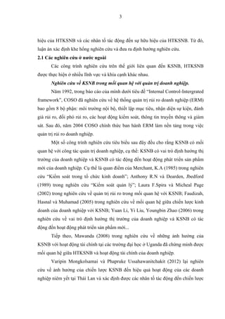 Luận án: Hoàn thiện Hệ thống kiểm soát nội bộ tại NHNo&PTNT Việt Nam ...