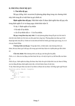 Đề tài: Thiết kế và phân tích thuật toán, HAY | PDF