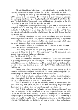 Luận án: Hoàn thiện tổ chức công tác kế toán các bệnh viện y học cổ truyền trên địa bàn thành ...