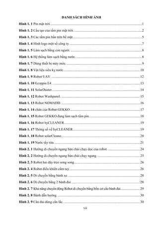 Luận văn: Thiết kế robot làm sạch tấm pin mặt trời, HAY | PDF