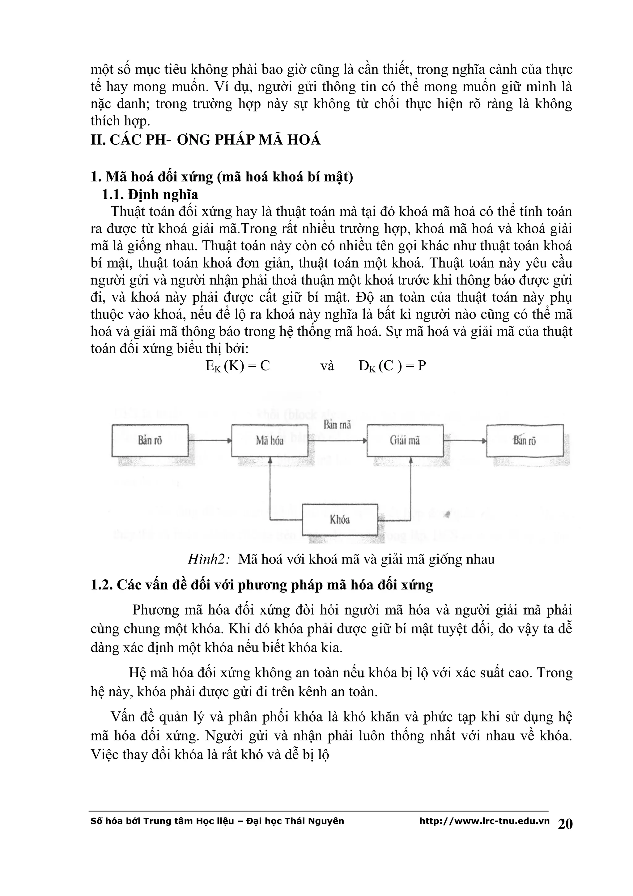 Luận văn: Bảo mật và an toàn Thông tin trong Thương mại Điện tử | PDF