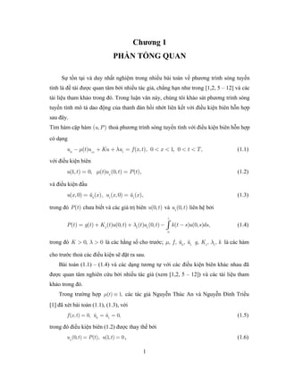 Luận văn: Phương trình sóng tuyến tính mô tả dao động của thanh đàn hồi ...