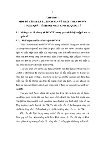Luận văn: Phát triển doanh nghiệp vừa và nhỏ ở Việt Nam trong quá trình hội nhập quốc tế | PDF