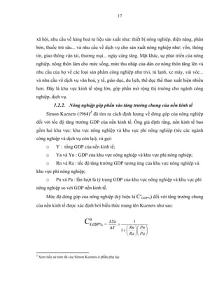 Luận văn: Ứng dụng mô hình HARRY T. OSHIMA để đẩy mạnh tăng trưởng nông nghiệp vùng đồng bằng ...
