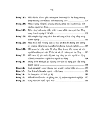 Luận án: Hoàn thiện phương pháp trả công lao động theo cơ chế thị trường trong các doanh nghiệp ...