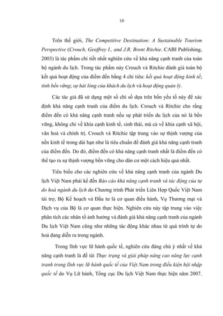 Luận án: Khả năng cạnh tranh của các DN lữ hành Quốc tế Việt Nam sau khi Việt Nam gia nhập WTO | PDF