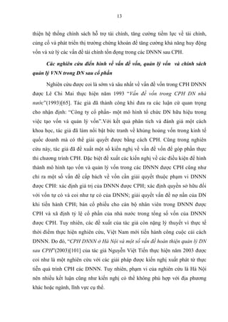 Luận án: Hoàn thiện chính sách quản lý vốn của Nhà nước trong doanh nghiệp sau cổ phần hóa | PDF