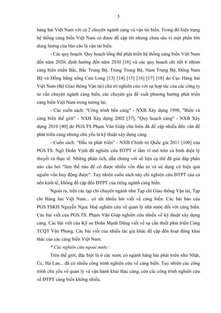 Luận án: Đầu tư phát triển cảng biển Việt Nam giai đoạn 2005 - 2020 | PDF