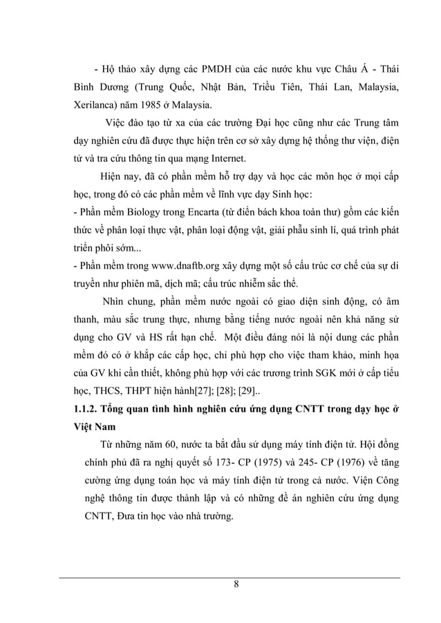 Luận văn: Thiết kế và sử dụng mô hình động dạy học sinh lý học thực vật (Sinh học 11) bằng phần ...