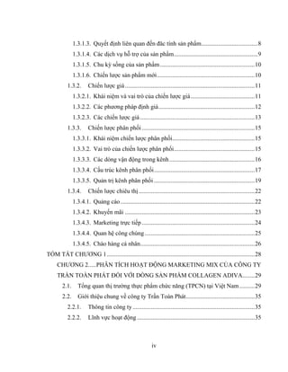 Đề tài: Phân tích chiến lược marketing – mix với dòng sản phẩm collagen ADIVA của công ty TNHH ...