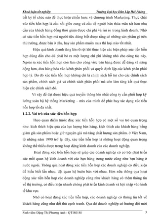 Đề tài: Hoàn thiện chiến lược xúc tiến hỗn hợp trong hoạt động Marketing cho dịch vụ giao nhận ...