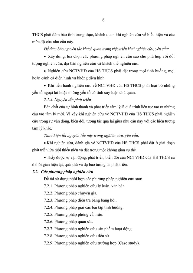 Luận án: Nhu cầu tham vấn tâm lý học đường của học sinh Trung học cơ sở | PDF