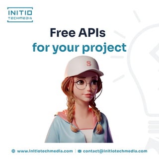 Flutter free api for your projects | PDF