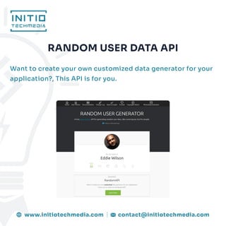Flutter free api for your projects | PDF