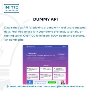 Flutter free api for your projects | PDF