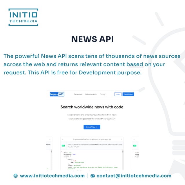 Flutter free api for your projects | PDF