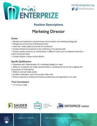 miniEnterprize 2014 Hiring Package! | PDF