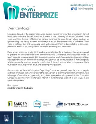 miniEnterprize 2014 Hiring Package! | PDF