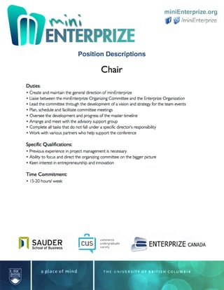 miniEnterprize 2014 Hiring Package! | PDF
