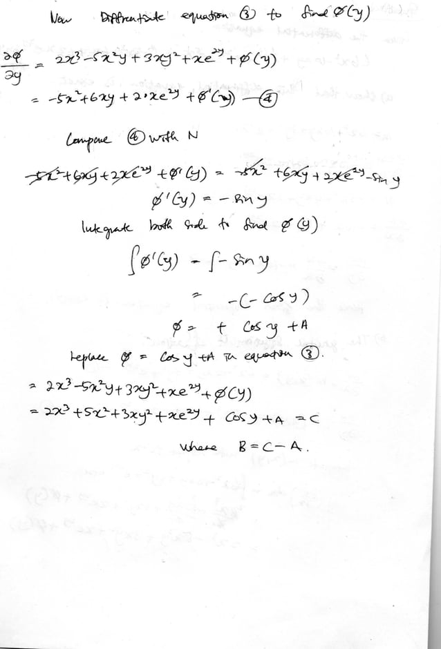 Problem and solution Mathematics Engineering ll | PDF
