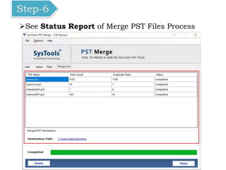 Merge Multiple PST Files into One | PPT