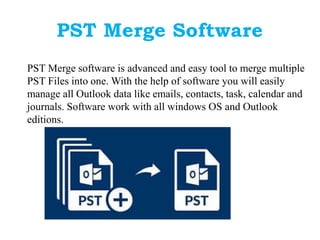 Merge Multiple PST Files into One | PPT