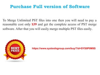 Merge Multiple PST Files into One | PPT