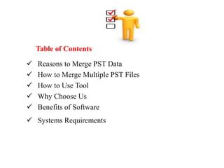 Merge Multiple PST Files into One | PPT