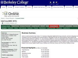 using Mergent for SWOT analyses | PPT